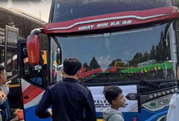 Dishub Kabupaten Bogor Uji Kelayakan Bus Study Tour - Bogoran.com